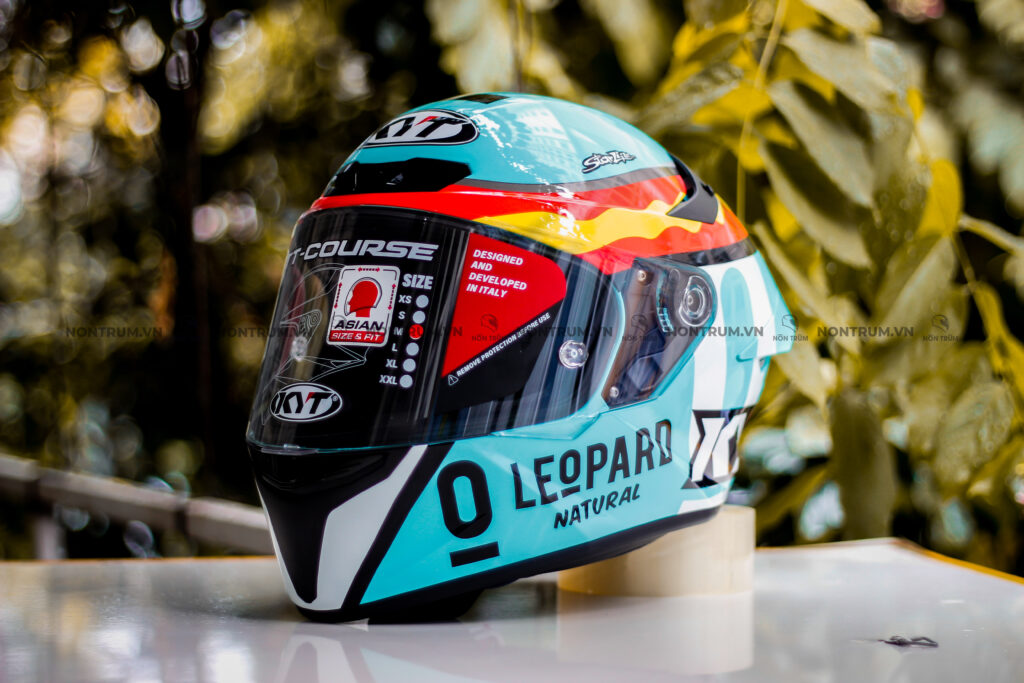 Fullface KYT TT-Course Leopard Spain Chính Hãng 2021