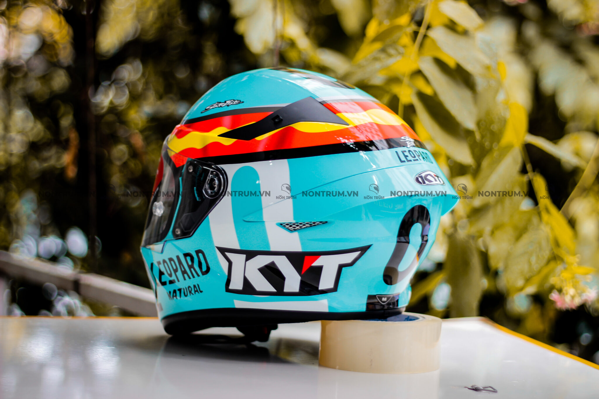 Fullface KYT TT-Course Leopard Spain Chính Hãng 2021