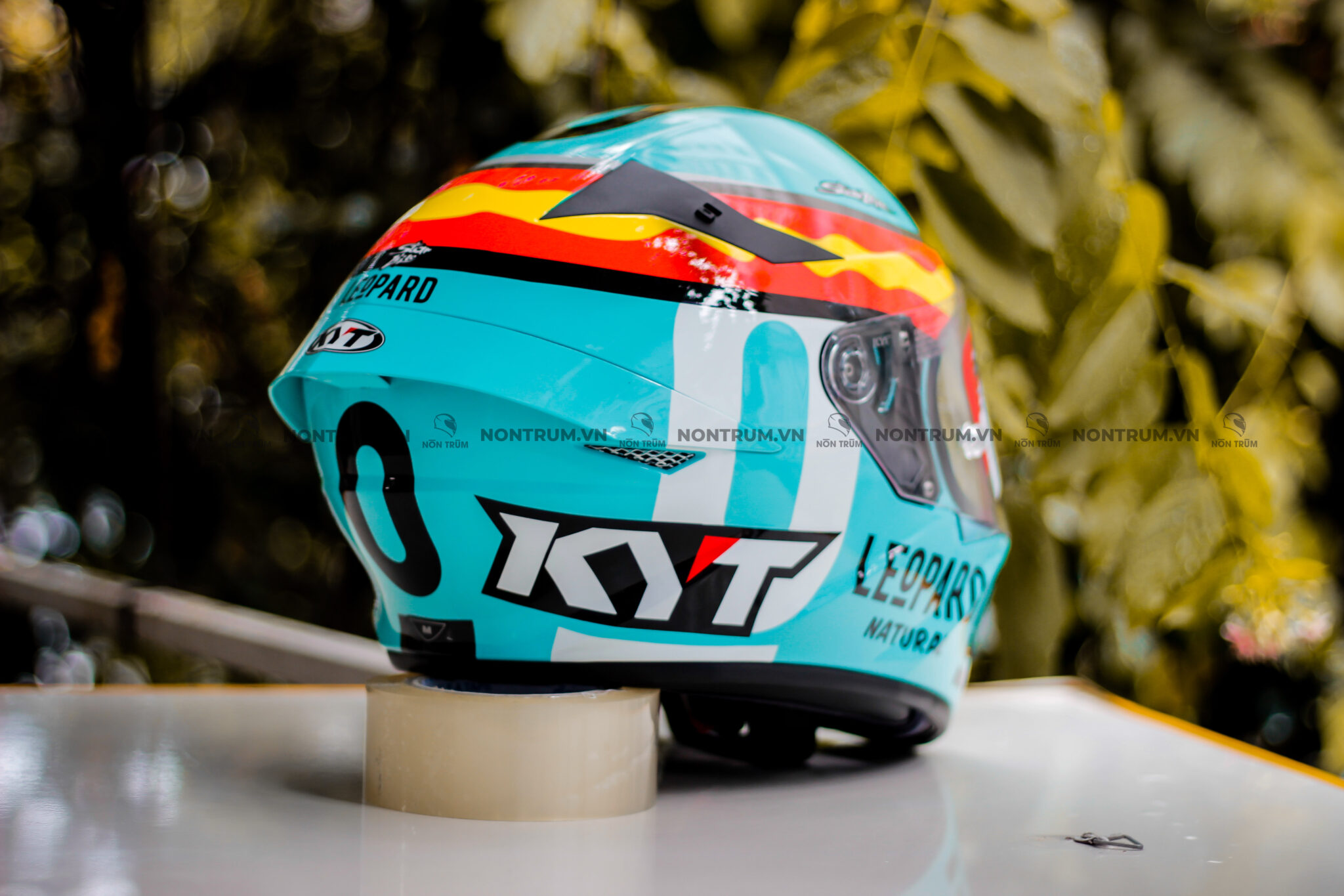 Fullface KYT TT-Course Leopard Spain Chính Hãng 2021