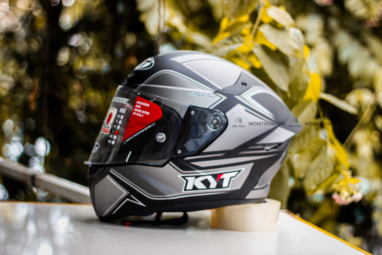 Fullface KYT TT-Course Tourist Grey Chính Hãng 2021