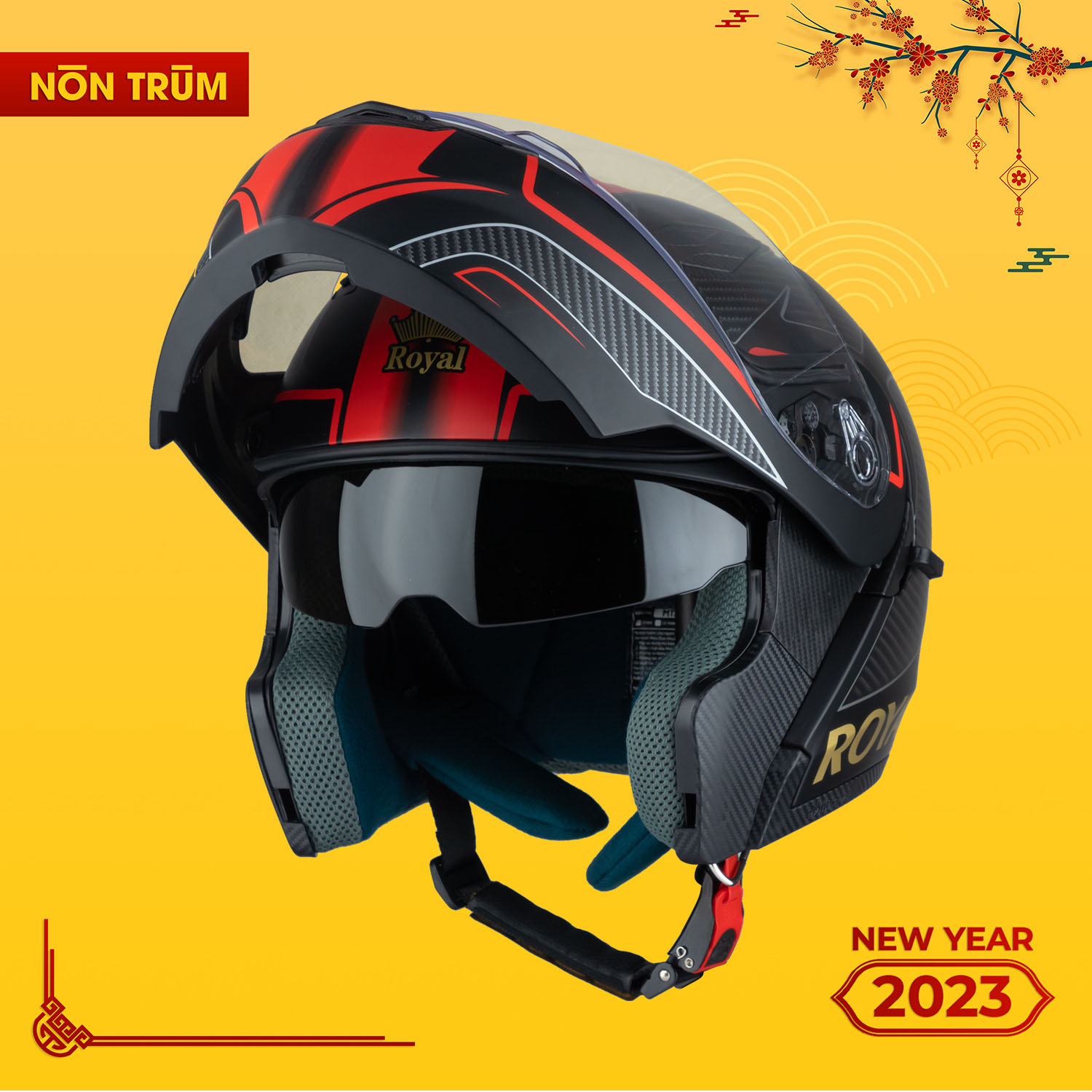 Royal M179 Đen Đỏ Chính Hãng | Giá Tốt