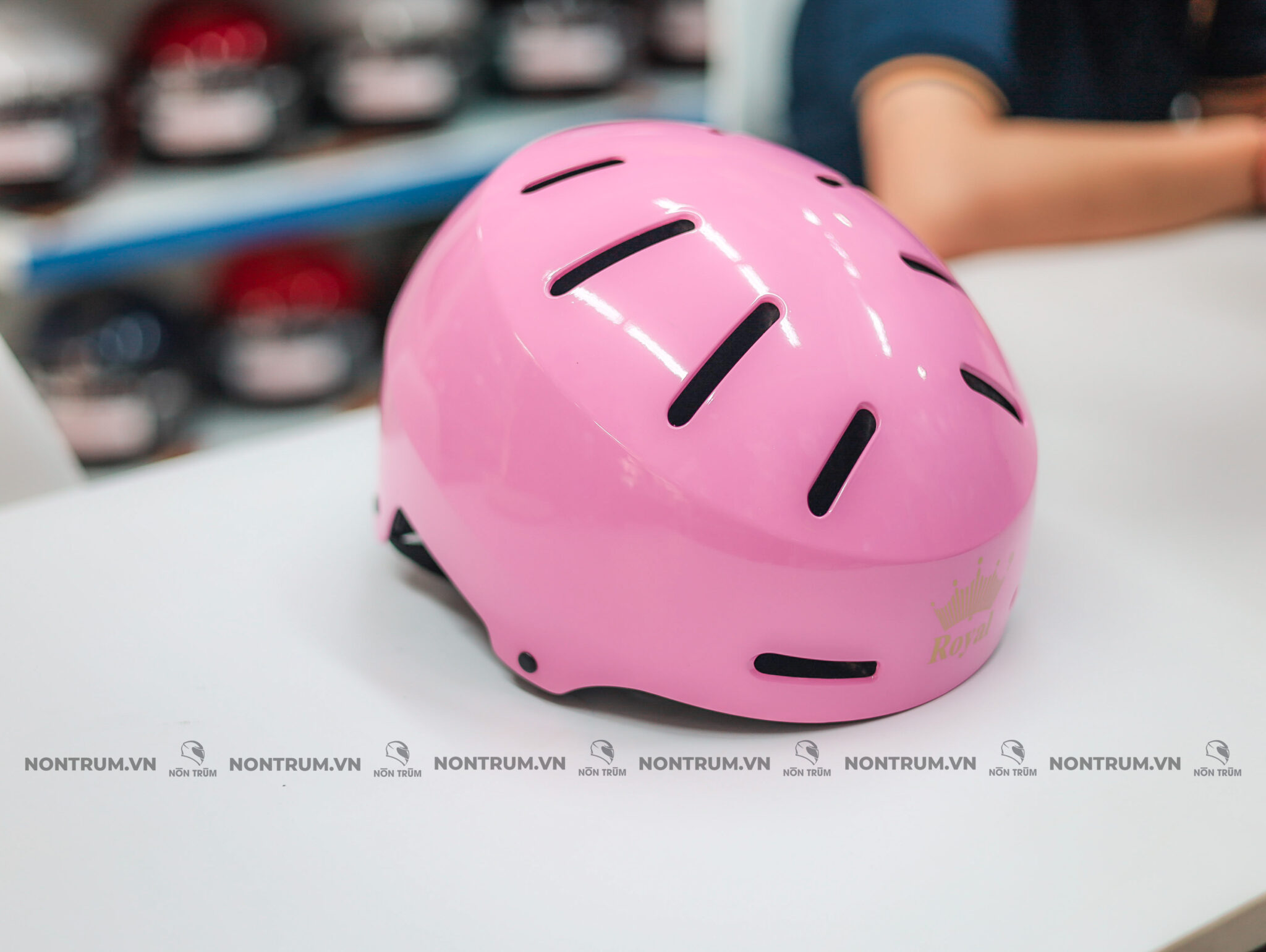 Royal MD17 Hồng Nhạt Chính Hãng | Giá Tốt | Nón Trùm